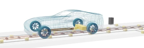 Inductive charging of EVs in motion